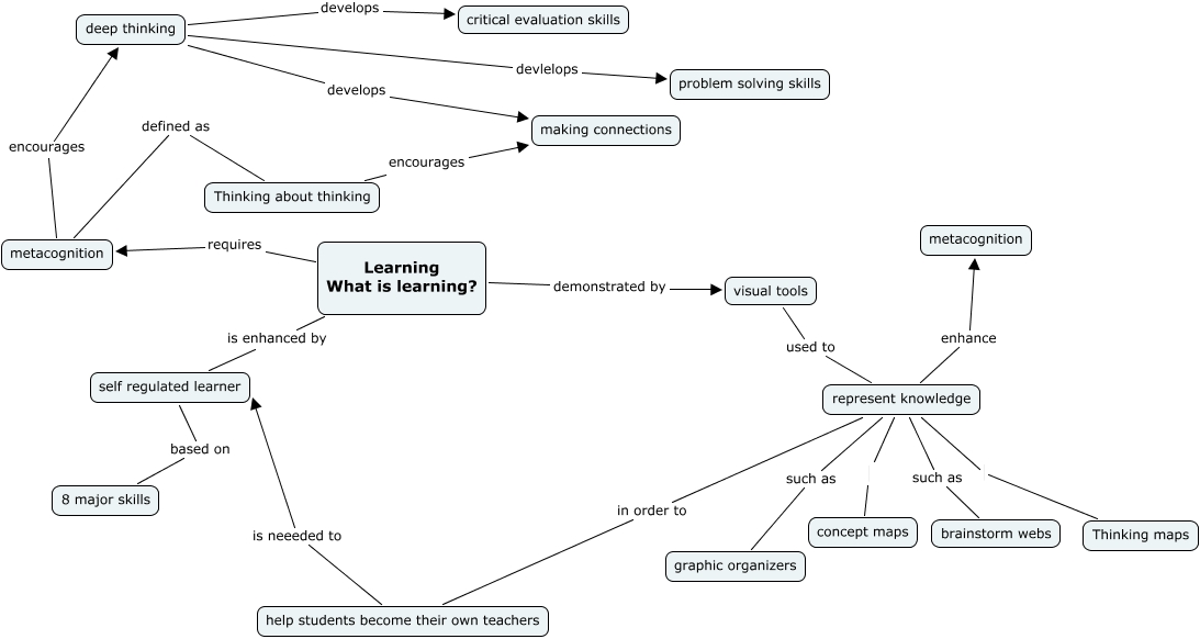 Cmap Practice - What is learning?